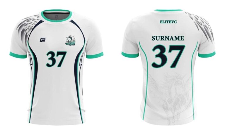 Elite White PVL Jersey – Elites Volleyball Club